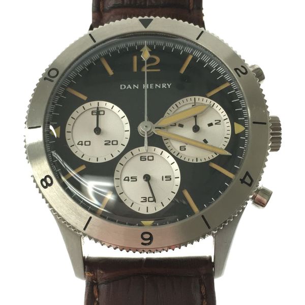 [Used] DAN HENRY / 1963 Pilot Chronograph / Quartz watch / Analog ...