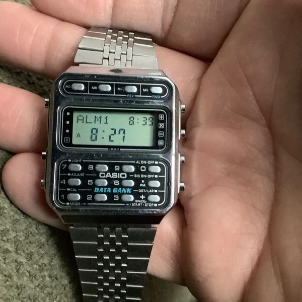 Vintage CASIO "Databank" CD-401Â Calculator 1983 MINT! 1st Edition Men ...