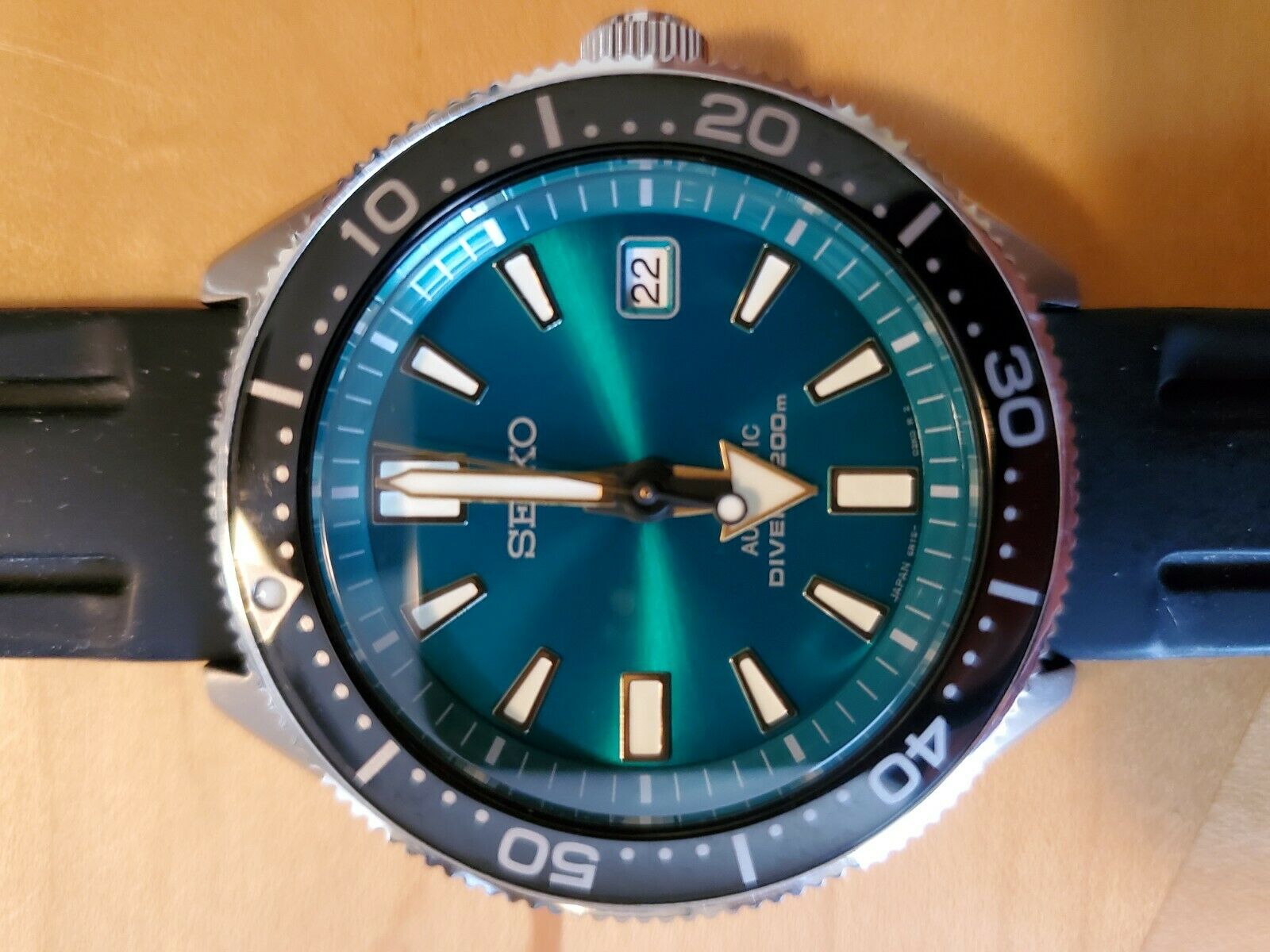 JDM SBDC059 Seiko Japan Prospex Diver Green Dial. Rare Limited Edition ...