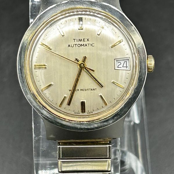 Mens Vintage 1978 Timex â Viscountâ Automatic Watch With Date Spiedel ...