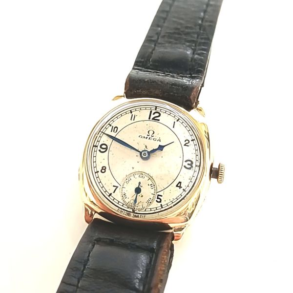 Vintage 1937 Omega 9ct Gold Hallmarked Dennison Case Mechanical Watch ...