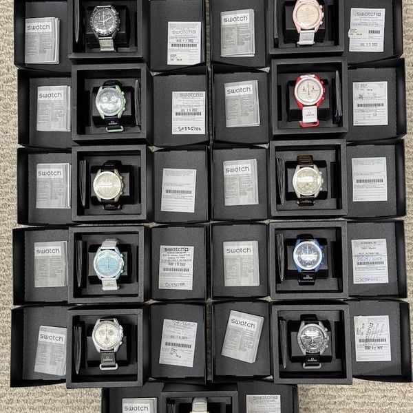 FULL MoonSwatch collection | WatchCharts Marketplace