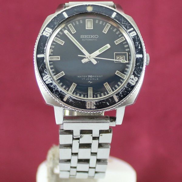 Vintage Seiko Diver 7005-8052 "Poorman" Blue Dial. Circa 1972 | WatchCharts