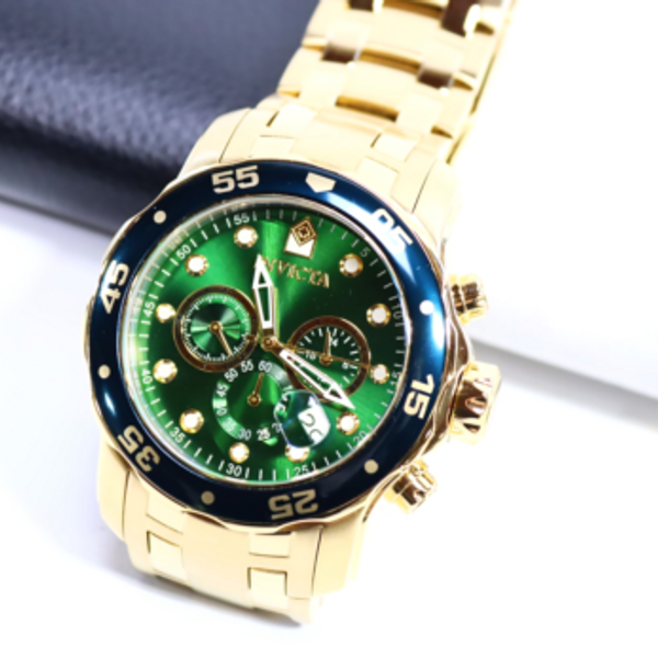 Invicta Pro Diver 0075 Stainless Steel Chronograph Watch | WatchCharts ...