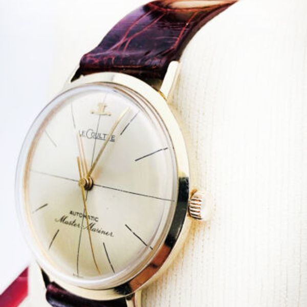 1962 Jaeger-Lecoultre Vintage Mens Master Mariner Automatic Watch - 14k ...