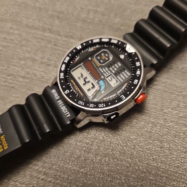 Vintage Citizen Wind Jack Digital Watch D080 | WatchCharts Marketplace