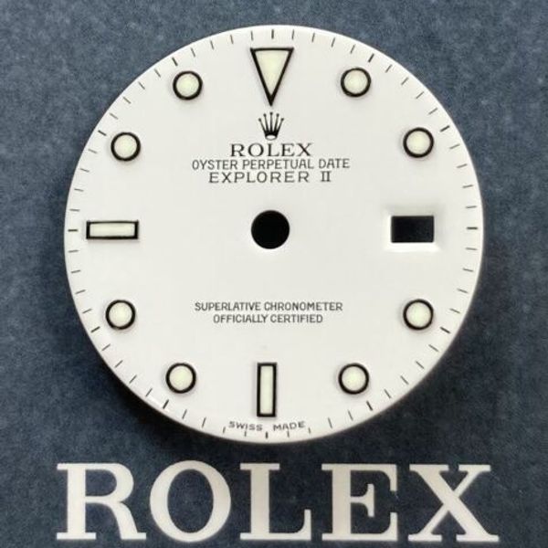 ROLEX Explorer Watch Dial White Luminova Ref 16570 for Cal 3185/3186 ...