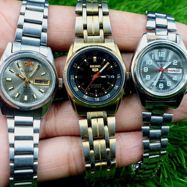 Vintage Of Seiko 5 Orient Citizen Automatic Woman Wrist Watches Japan ...