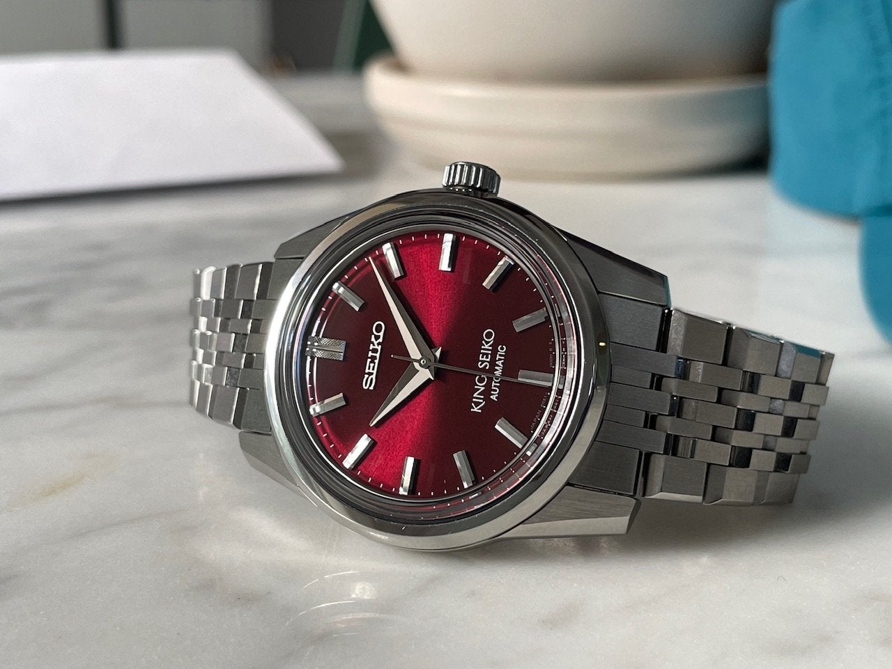 Seiko King Seiko SPB287 Red Dial [$895 USD] | WatchCharts Marketplace