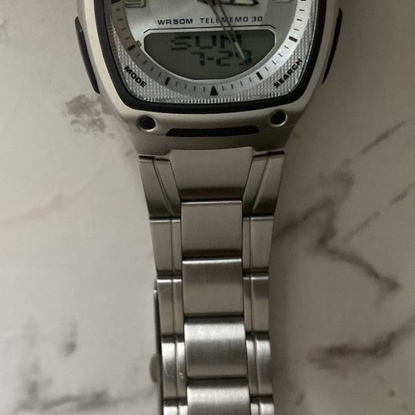 Casio AW-81 Illuminator Telememo 30 World Time 3 Alarm Countdown Timer ...