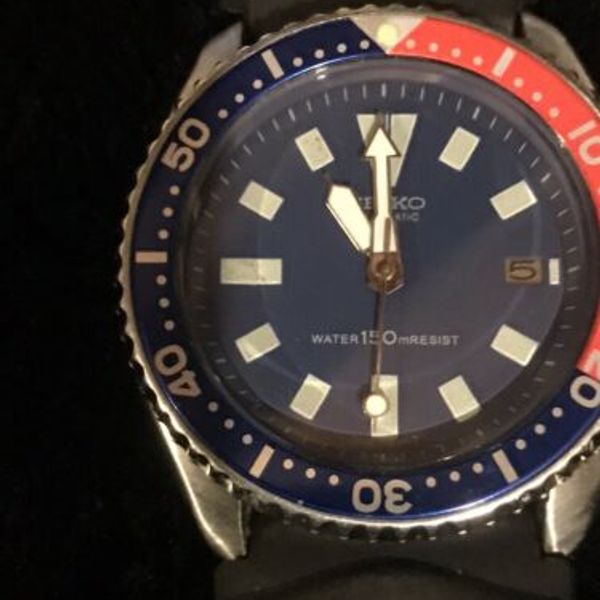 Vintage SEIKO 7002-7000 [A1] Automatic Movement, PEPSI Bezel S/N ...