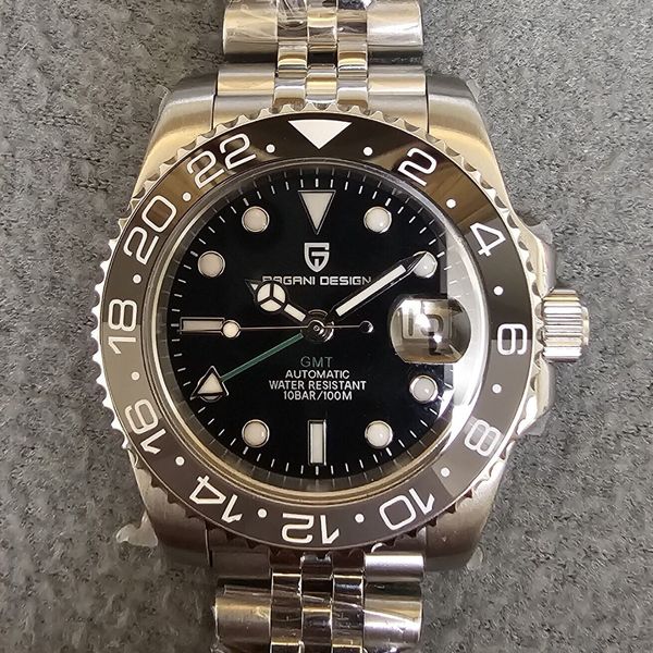 *RARE* 28800 bph Pagani Design PD-1662 GMT Watch "Bruce Wayne" HZ6460 movement | WatchCharts ...