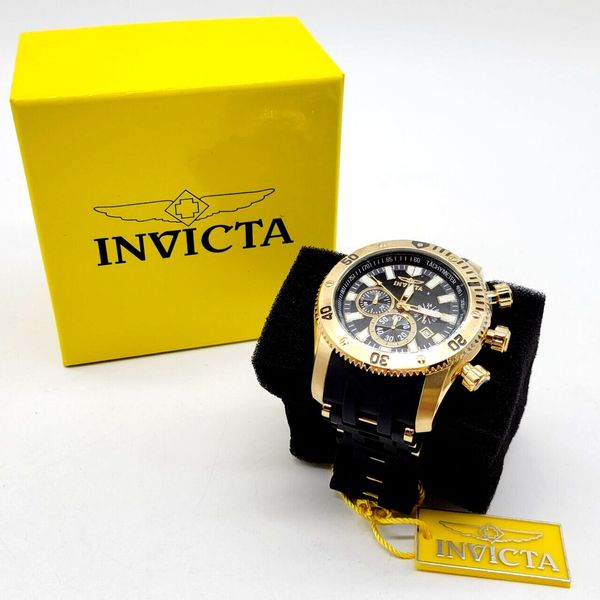 Invicta Men's Spider Collection Chronograph White Dial Rubber Strap ...