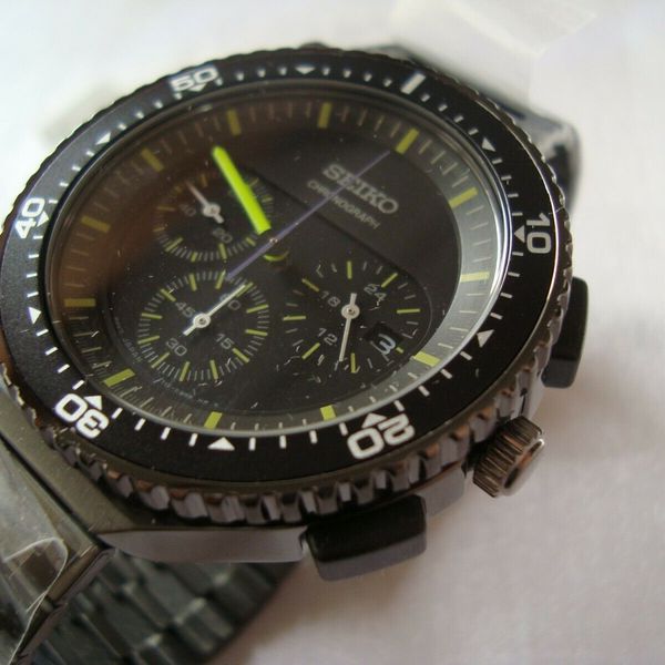 Seiko Spirit Chronograph Watch Aliens Bishop Giugiaro Design SCED017 ...