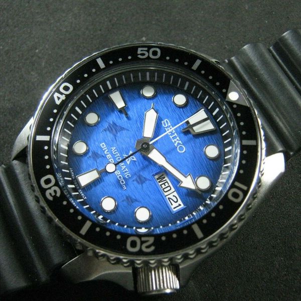 SEIKO SKX007 Mod Manta Ray NH36 Hack Winding Movement Water Proof ...