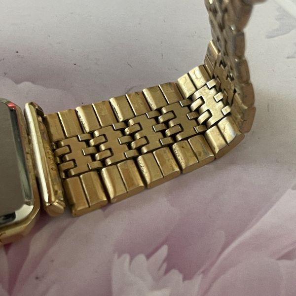 Vintage Seiko H249 -5090 Quartz Watch Digital SGP Gold Plated Japan ...
