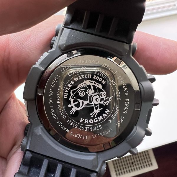 Casio g-shock frogman GWF-1000 | WatchCharts Marketplace
