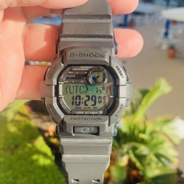 Casio G-Shock 3403 GD-350 Grey Police / Military Vibration Alarm Mens ...