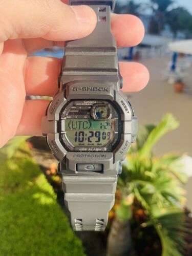 Casio G-Shock 3403 GD-350 Grey Police / Military Vibration Alarm Mens ...