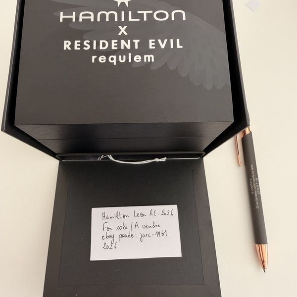 Hamilton Khaki Field Auto Chrono Resident Evil Requiem Leon Limited ...