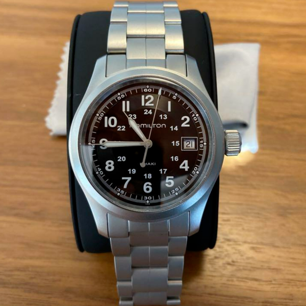 Hamilton Khaki Field 38mm Quartz Military H68411133 / H682011 16cm ...