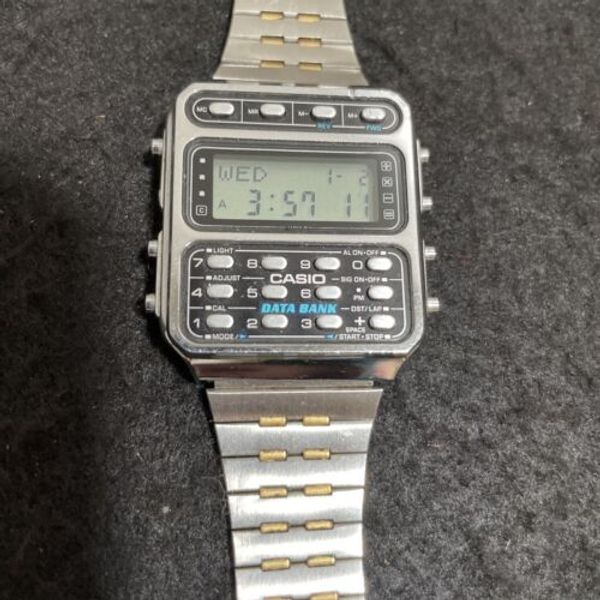 CASIO CD-401 1984 Original Databank Digital Watch Module 246 New ...