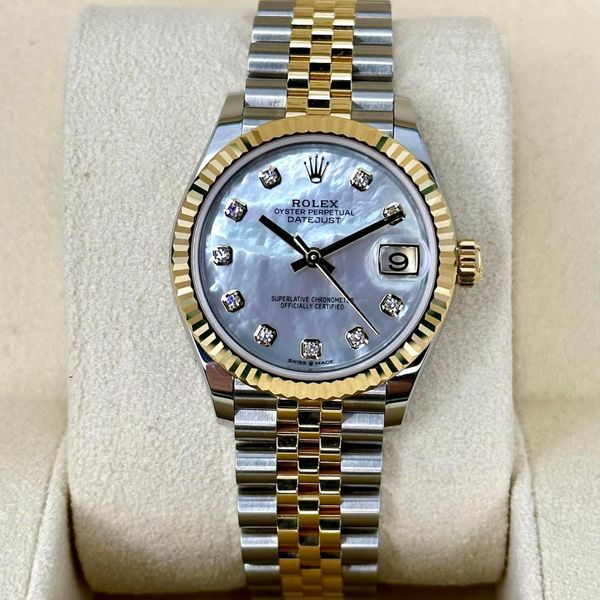 FSOT:NEW 2023 Rolex Lady Datejust 31mm 278273 Two-Tone Jubilee MOP ...