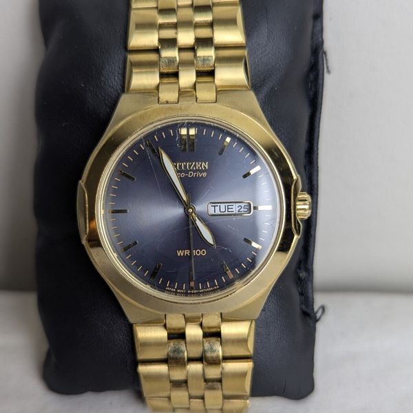 Orologio Citizen Eco-Drive (WR100) con bracciale in acciaio inox ...