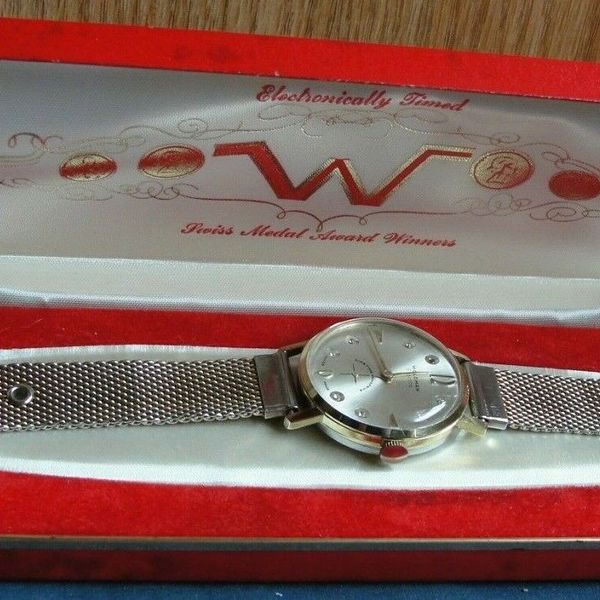 Vintage Woldman Electra Swiss Made Men's Wind Up Wrist Watch In ...