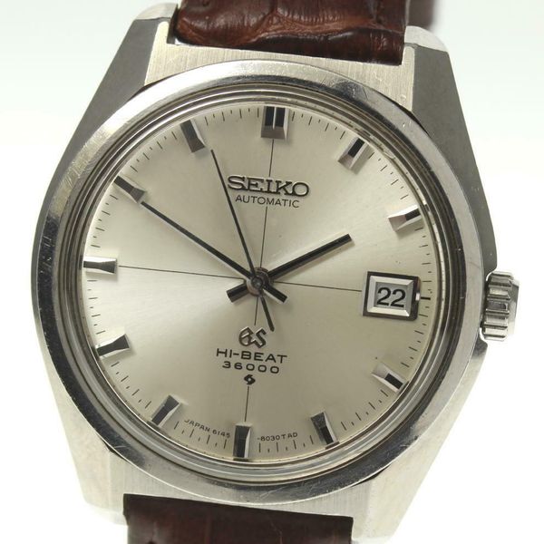 GRAND SEIKO Hi-BEAT Date 6145-8000 Automatic cal,6145A Men's Watch ...