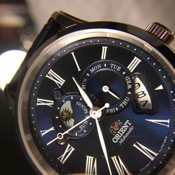 [WTS] Orient Sun and Moon v2 - Blue | WatchCharts Marketplace