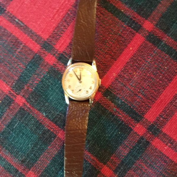 Vintage Hamilton Watch 10K Gold Filled Case Subdial Second Hand, Manual ...