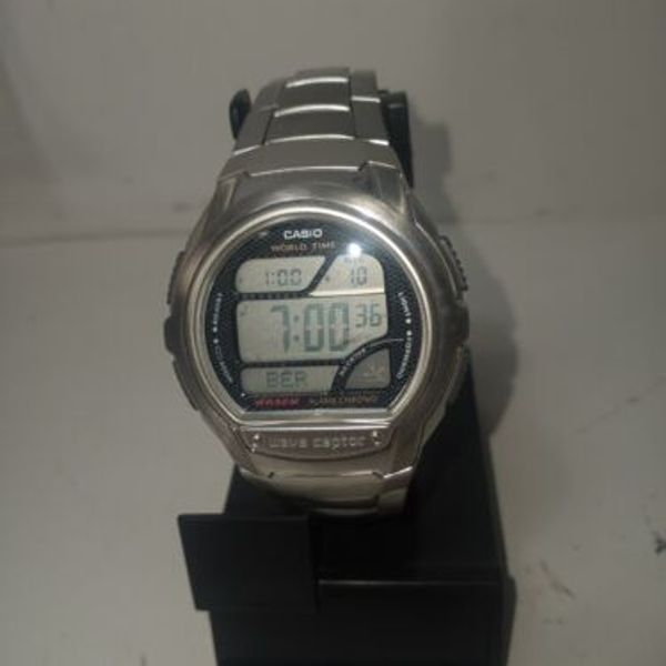 Casio WV58DA-1AV, Waveceptor Watch, Metal Band, Chronograph, Alarm ...
