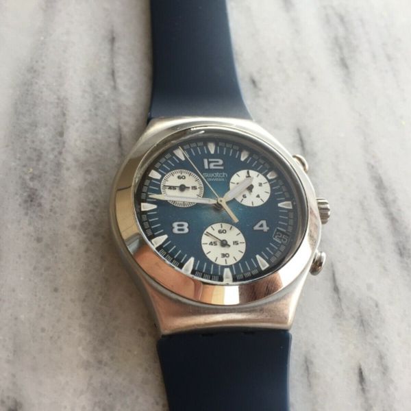 Men’s Swatch Irony chronograph AG 2003 V8 Model 40mm watch ...