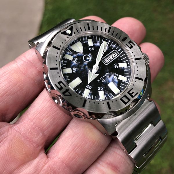[WTS] Long Island Watch Islander #ISL-57 Black Monster Homage 42mm ...