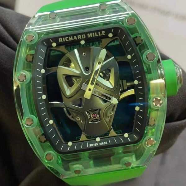 Richard Mille RM 52-06 Tourbillon Mask Sapphire Green | WatchCharts