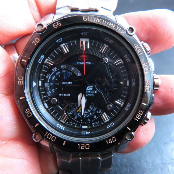 EF-550 Casio Edifice Red Bull Racing Chronograph Quartz Men Watch ...