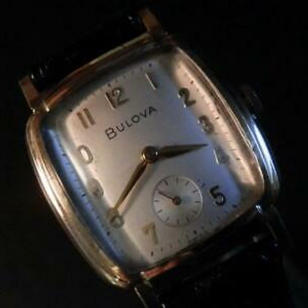 TASTEFUL 1962 BULOVA SENATOR "J" MENS WRISTWATCH, VERY GOOD COND ...