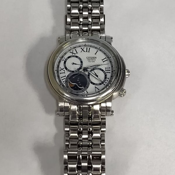 Citizen Eco-Drive Calibre 8651 Men's Moon Phase Watch Stainless 42mm ...