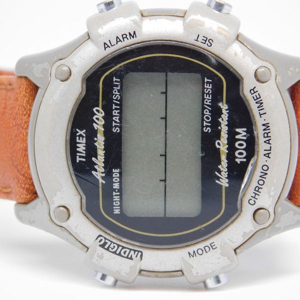 Timex Atlantis 100 Indiglo Alarm Chrono Quartz Digital Women's Watch ...