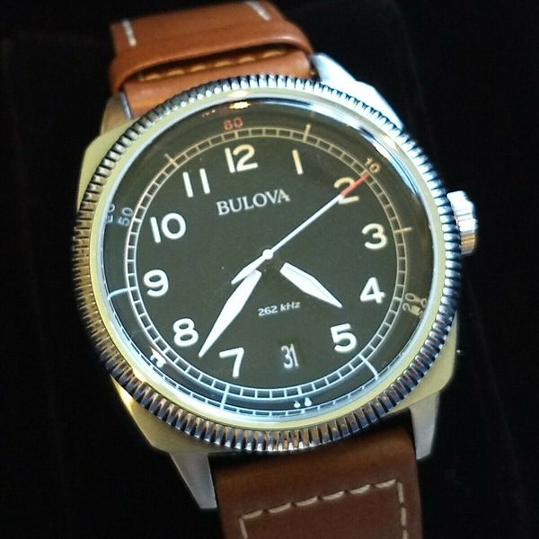 Bulova 96B230 Quartz Retro Field Miltary Watch with Several Straps HAQ ...