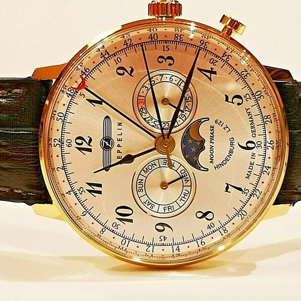 ZEPPELIN LZ129 Hindenburg Moonphase 7038-1 rrp £279 | WatchCharts