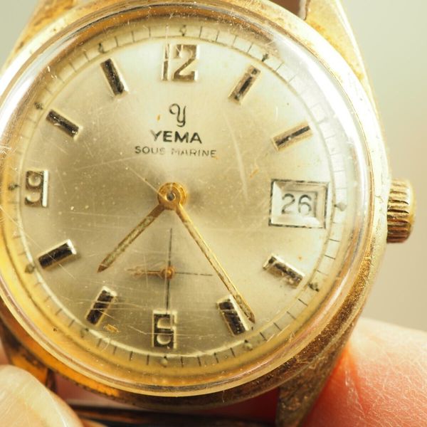 VINTAGE YEMA UNDERWATER MENS WATCH MECHANICAL WRISTWATCH | WatchCharts ...