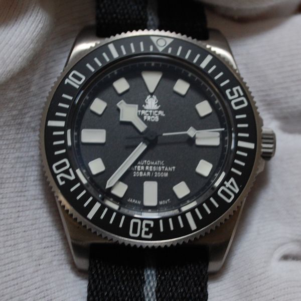 [$150 USD] TACTICAL FROG (Heimdallr) FXD Automatic Titanium Black Dial ...