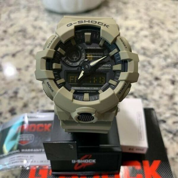 Casio G-shock Ga700uc-5a Super Illuminator Tan Watch - Authorized ...