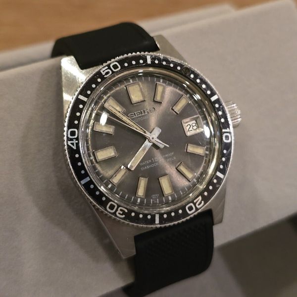 62 MAS Vintage 1967 Seiko 6217-8001 PRISTINE DIAL Big Crown Rare Diver ...