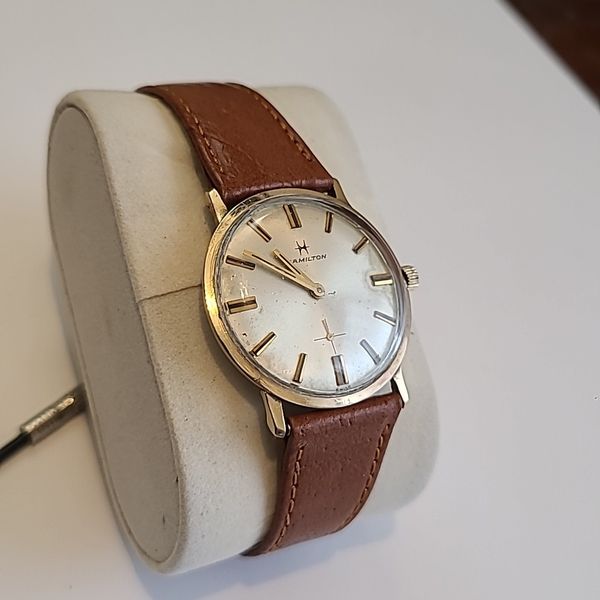 1960s Hamilton Manual Wind Mens Watch. Thinline Vintage Rare ...
