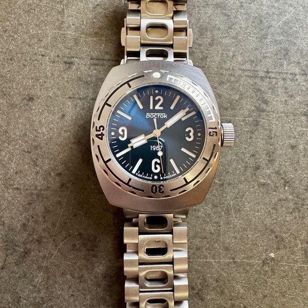 Vostok Amfibia 1967 Titanium ! | WatchCharts Marketplace
