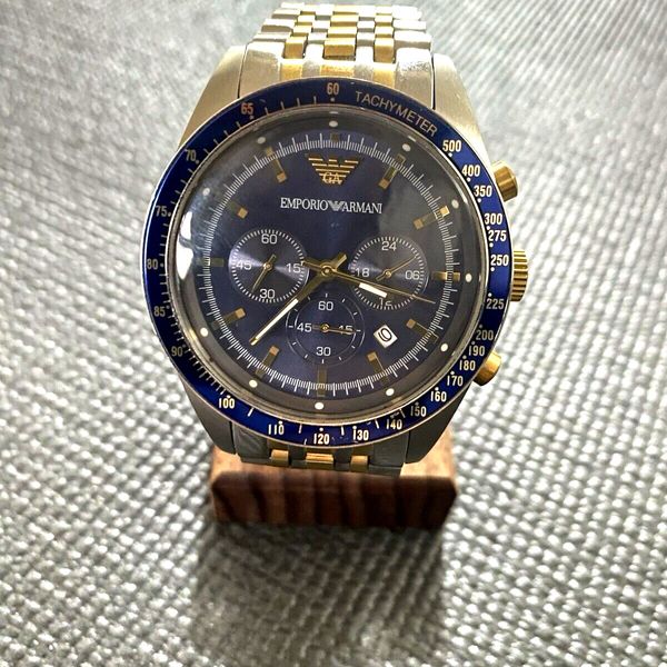 Emporio Armani AR-6088 Men's Chronograph Watch | WatchCharts Marketplace