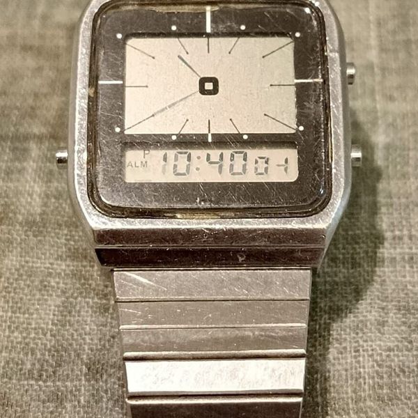 Vintage Casio 187 AE-70 Ana & Digital Watch japan | WatchCharts Marketplace